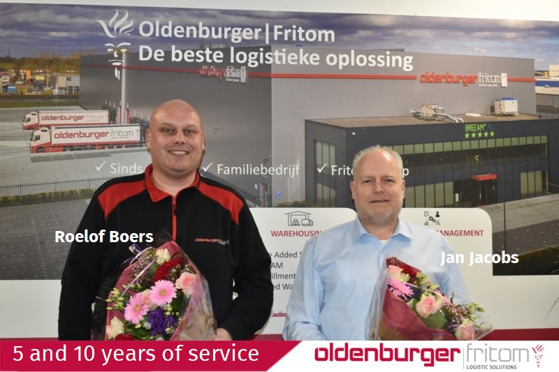 Work anniversaries Roelof Boers and Jan Jacobs